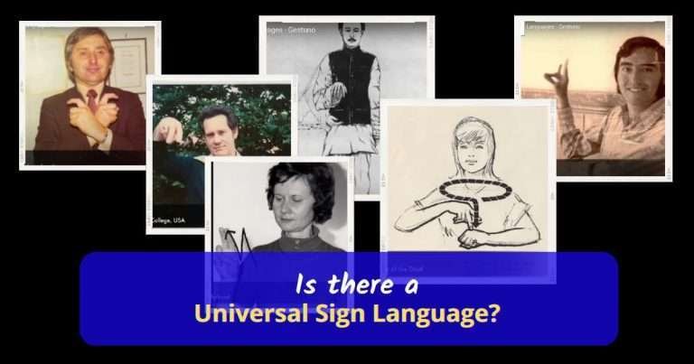 Is There A Universal Sign Language? - Access BSL