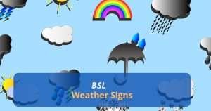 BSL Weather signs - Access BSL